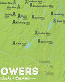 Adirondack Fire Tower Challenge Map 11x14 Print – Best Maps Ever