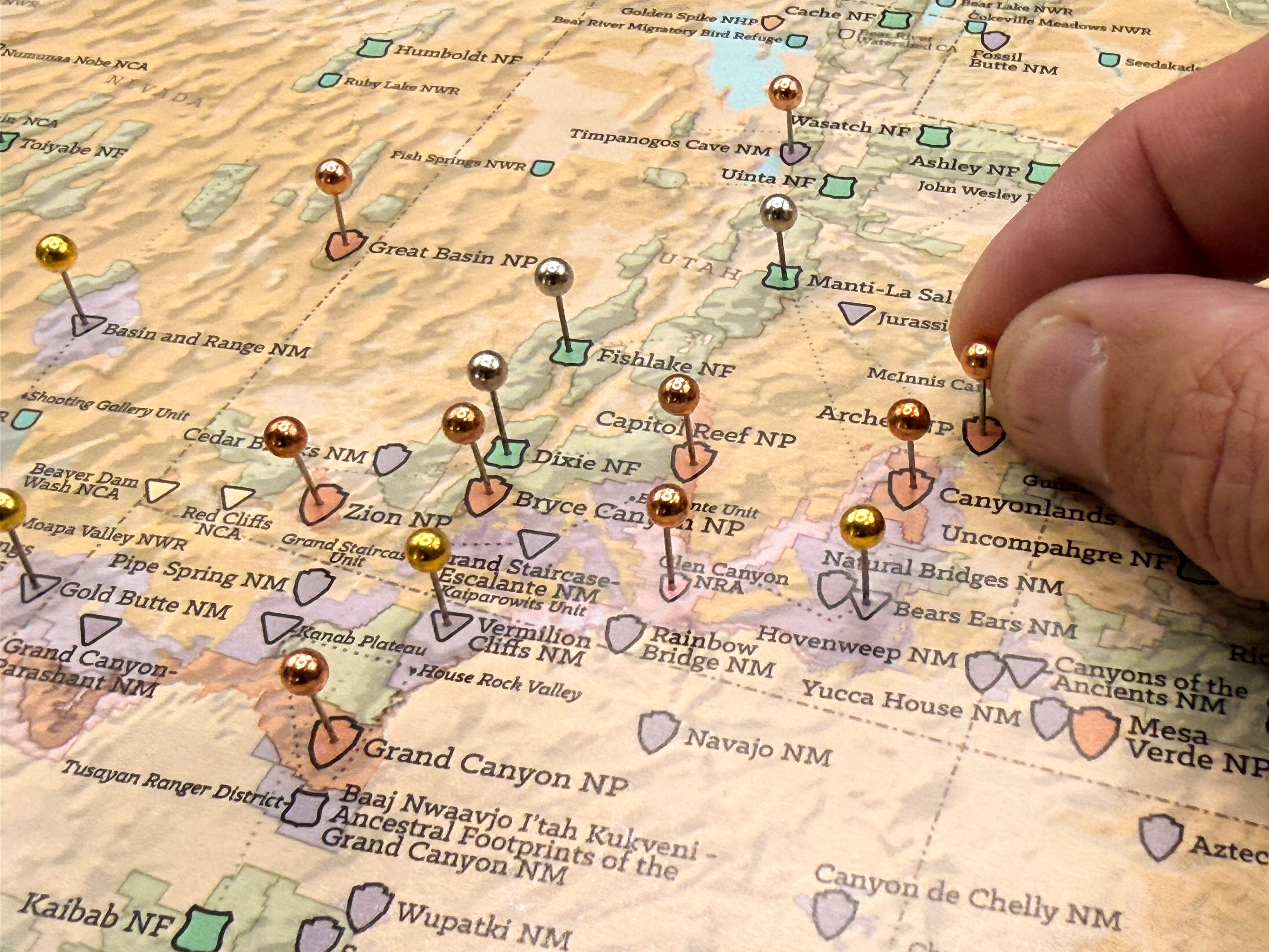 Best Maps Ever | Simple, colorful checklist maps.