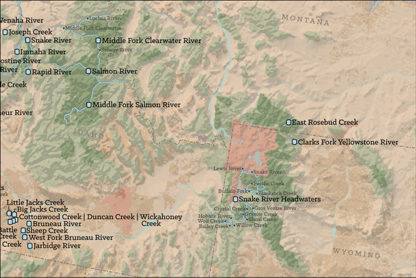 US National Wild & Scenic Rivers System Map 24x36 Poster - Best Maps Ever
