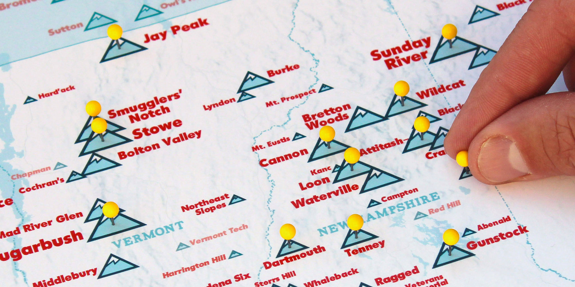 Best Maps Ever | Simple, colorful checklist maps.